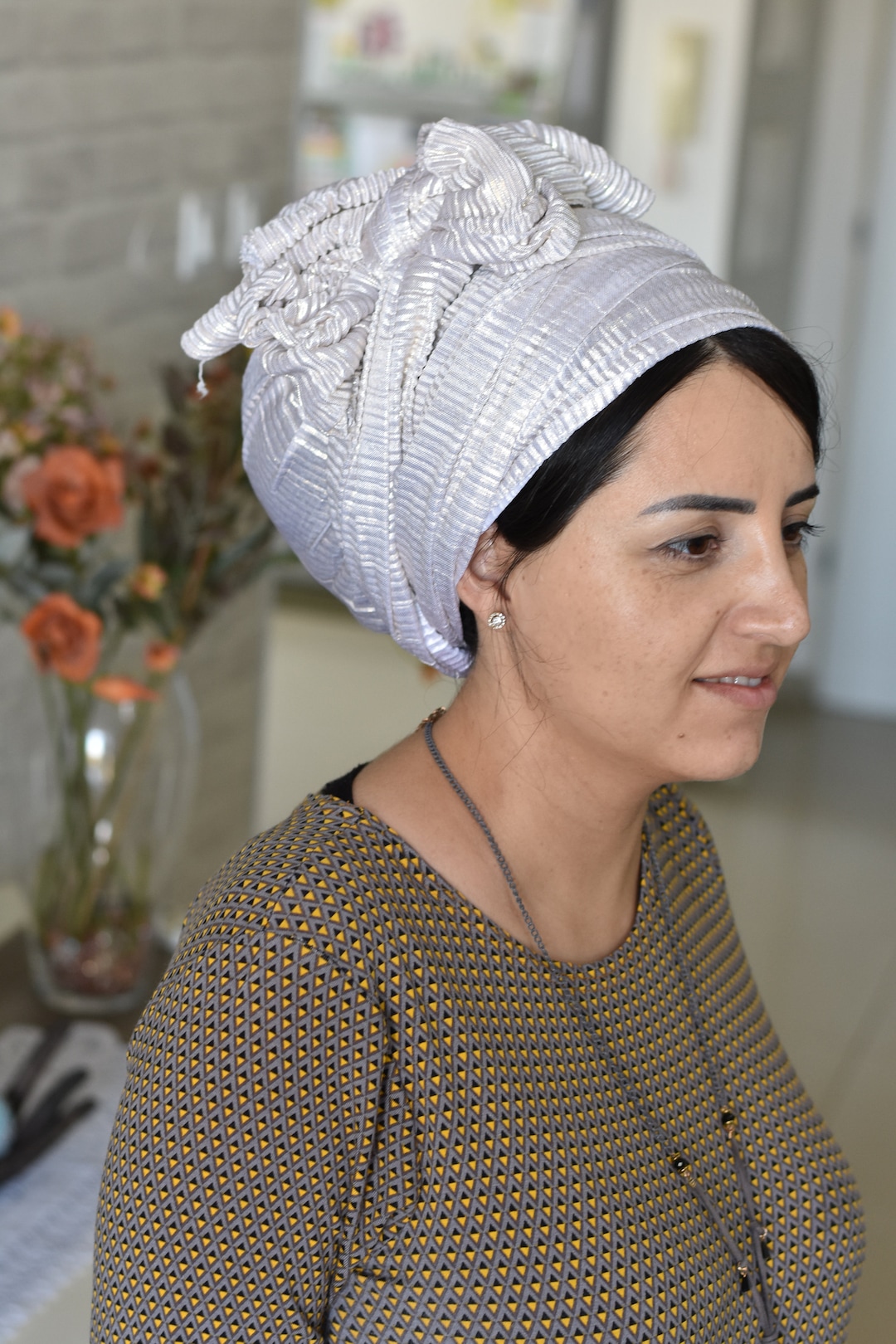 Headscarf, Long Rectangular Scarf, Head Wrap, Head Scarves, Lycra Hair ...