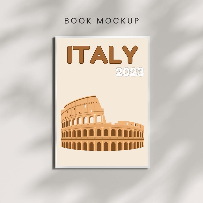 Italy Travel Book Cover Template | Editable Canva Design | Assouline ...