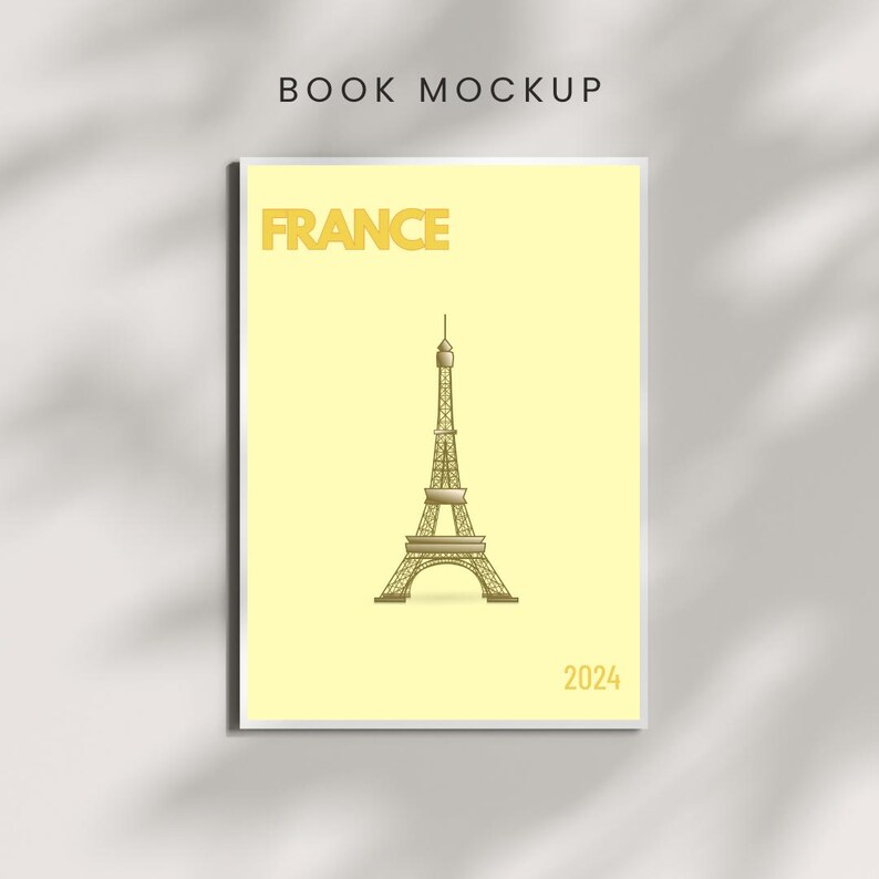 France Travel Book Cover – Canva Template | Assouline-inspired ...