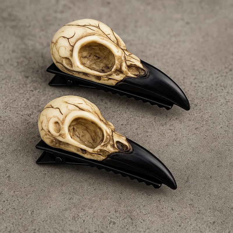 Hair Claw Clips Raven - Etsy