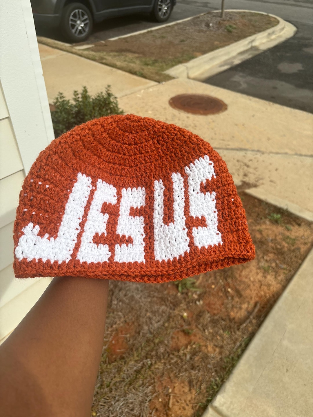 Crochet Jesus Beanie - Etsy