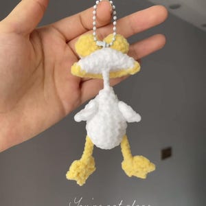 Crochet Duck Pattern | Crochet Duck Keychain | Amigurumi Happy Duckling ...