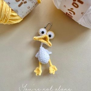 Crochet Duck Pattern | Crochet Duck Keychain | Amigurumi Happy Duckling ...