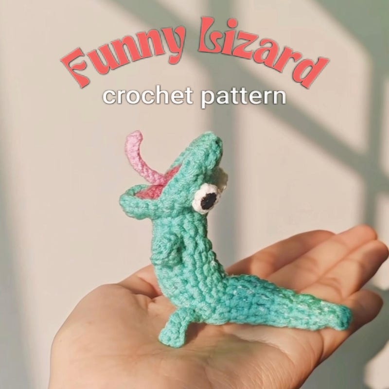 Tom Lizard Plush - Etsy