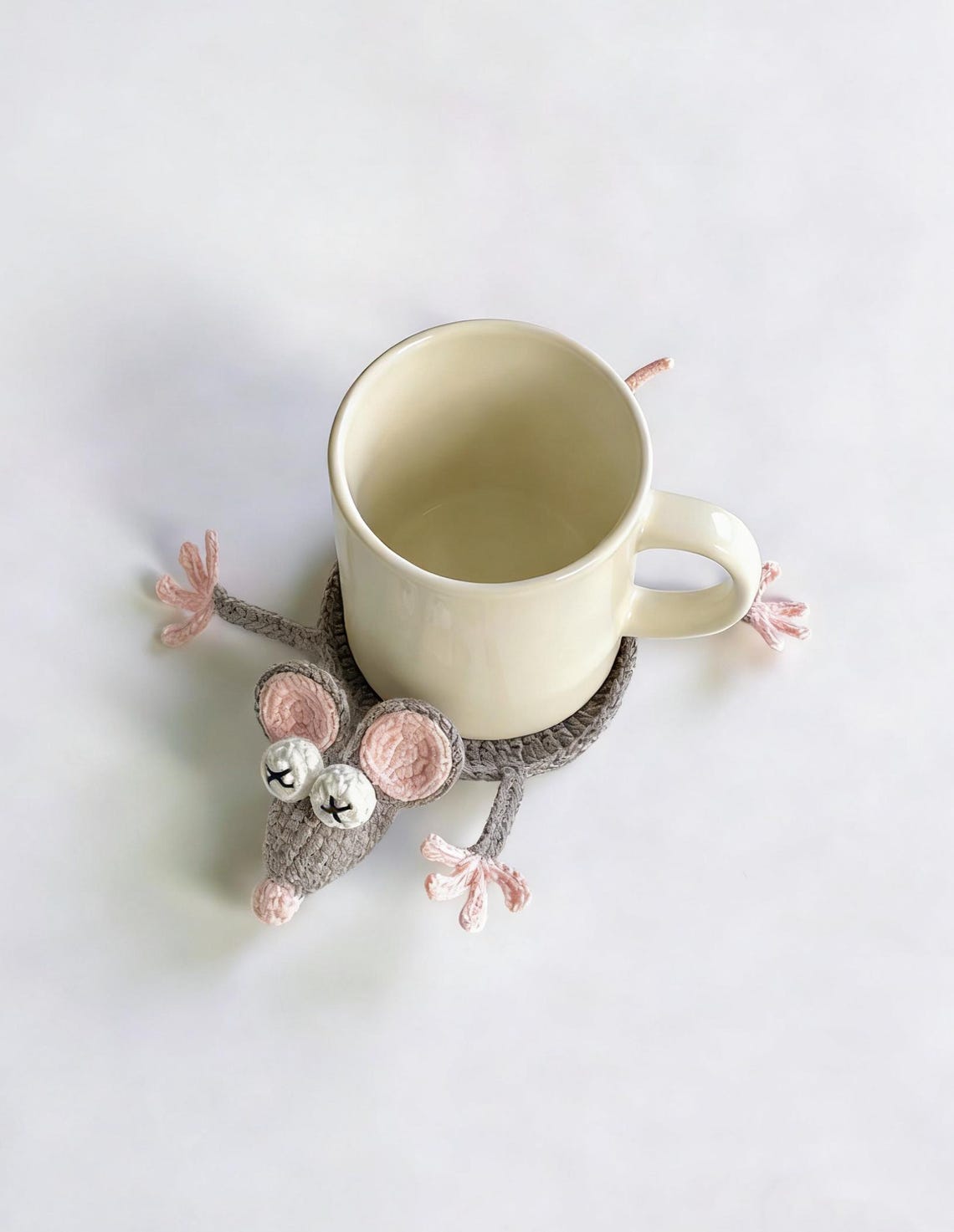 Funny Rat Coaster Crochet Pattern, Crochet Coaster Pattern, Amigurumi ...