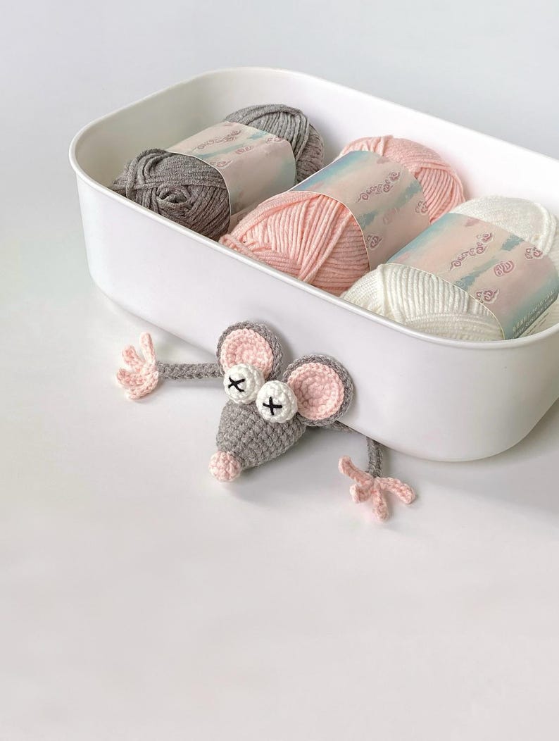 Funny Rat Coaster Crochet Pattern, Crochet Coaster Pattern, Amigurumi ...