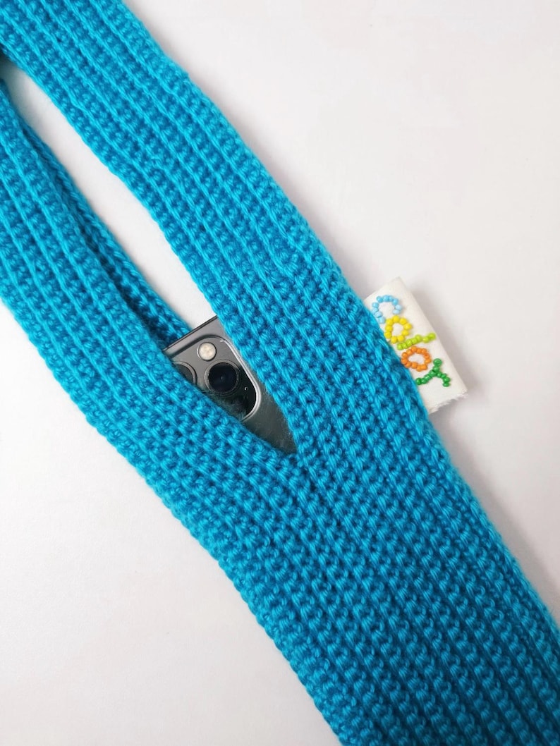 Phone Bag Crochet Pattern +video, Crochet Phone Pocket Pattern ...