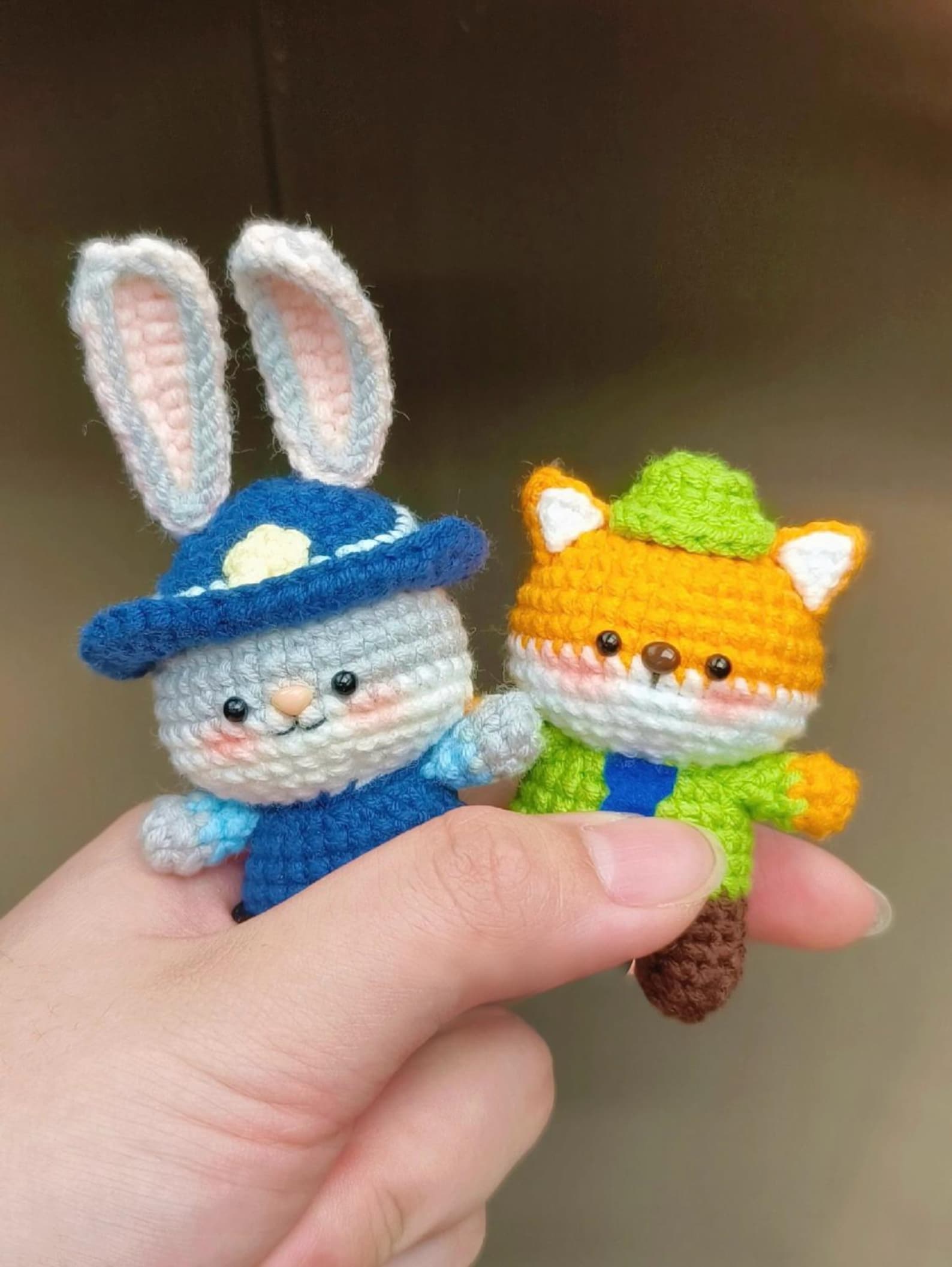 Judy and Nick Crochet Pattern, Zootopia Crochet Pattern, Amigurumi ...