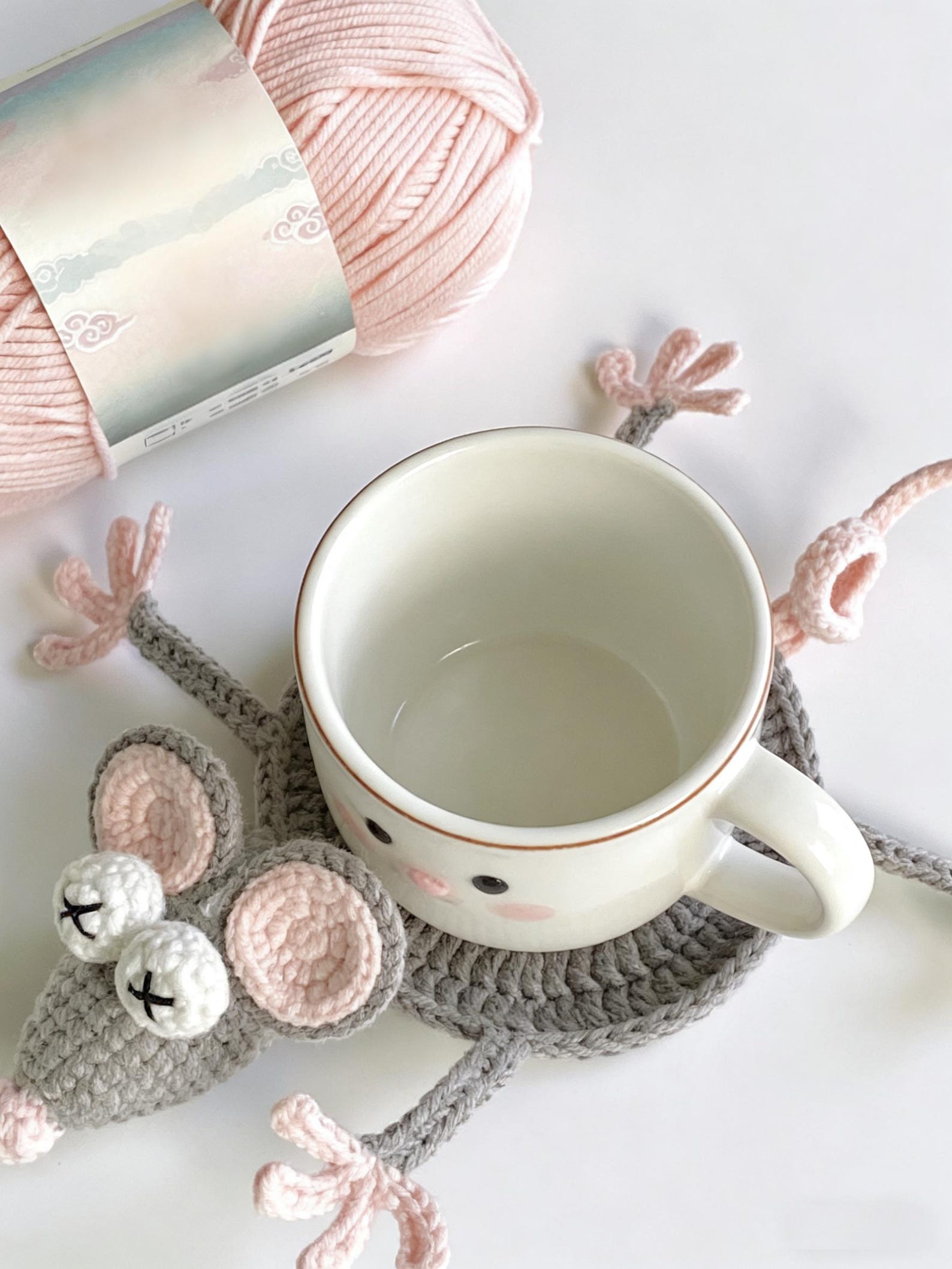 Funny Rat Coaster Crochet Pattern, Crochet Coaster Pattern, Amigurumi ...