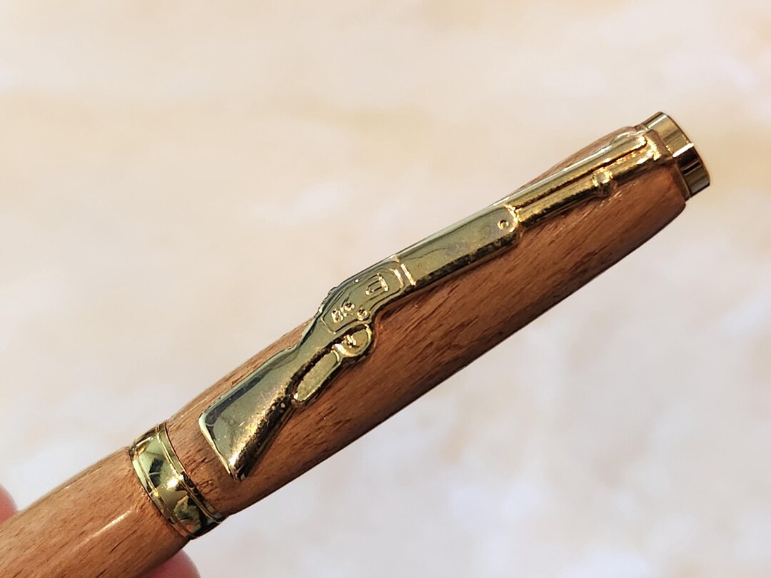 Handmade Light Maple Twist Pen: Rifle Clip, Refillable - Etsy