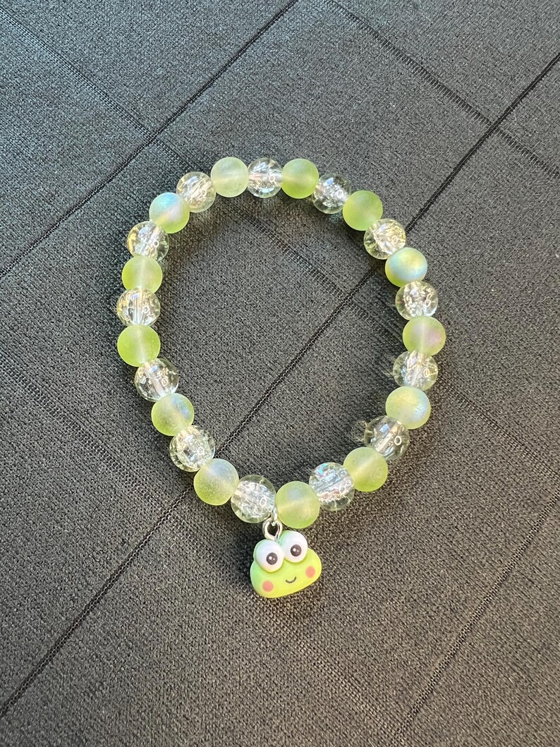 Sanrio Inspired Bracelets With Face Charms Kuromi Pompompurin Keroppi ...