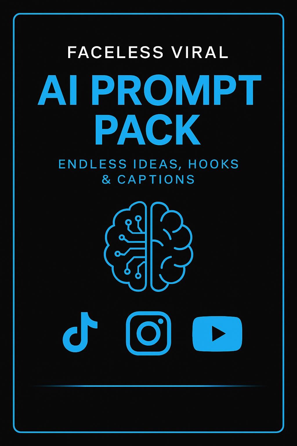 Faceless Viral AI Prompt Pack — 20+ Prompts - Etsy