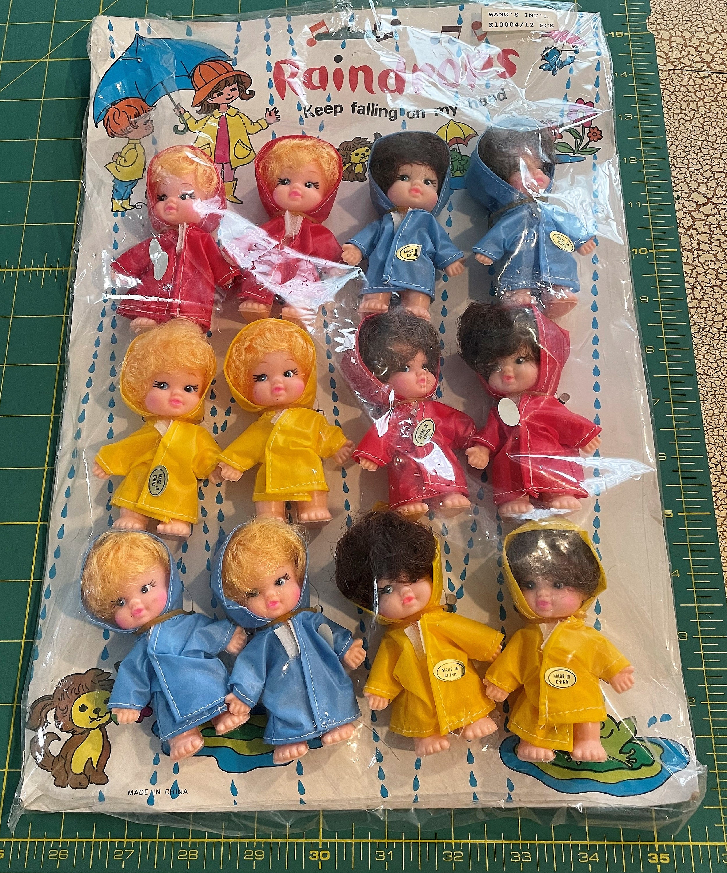 Vintage Mini Rain Baby Dolls in Raincoats Mackintosh Slickers - Etsy
