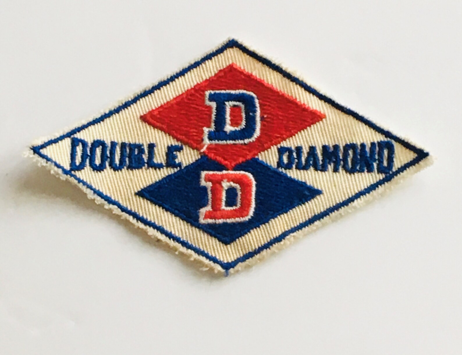Rare Vintage Double Diamond Embroidered Patch 60s-70s - Etsy