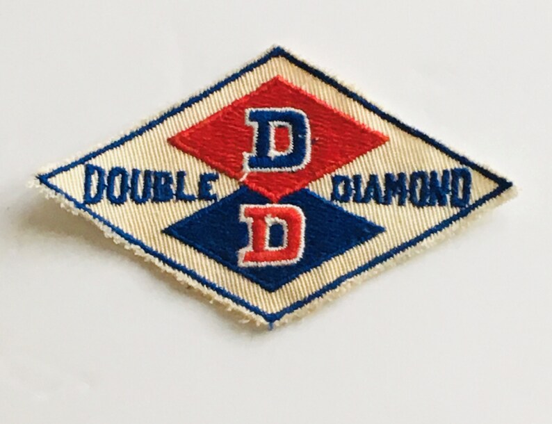 Rare Vintage Double Diamond Embroidered Patch 60s-70s - Etsy