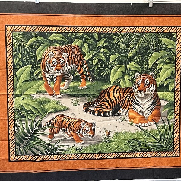 Tiger Fabric Panels - Etsy