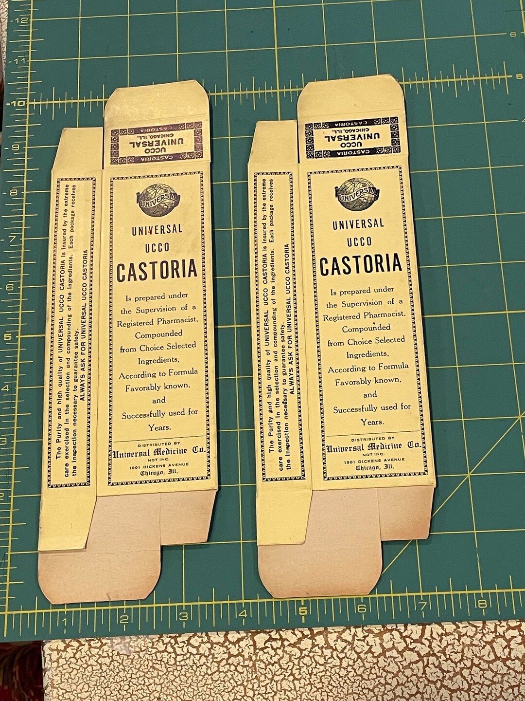 Vintage Universal UCCO Castoria Infant Children Laxative Chicago ...