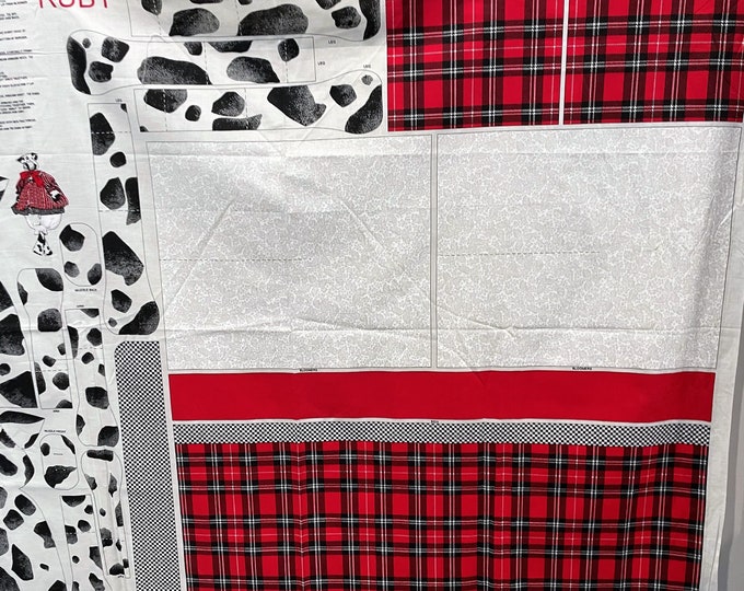 Holstein Dairy Cow Ruby Cow Fabric Cut & Sew Diy Stuffed Toy Animal ...