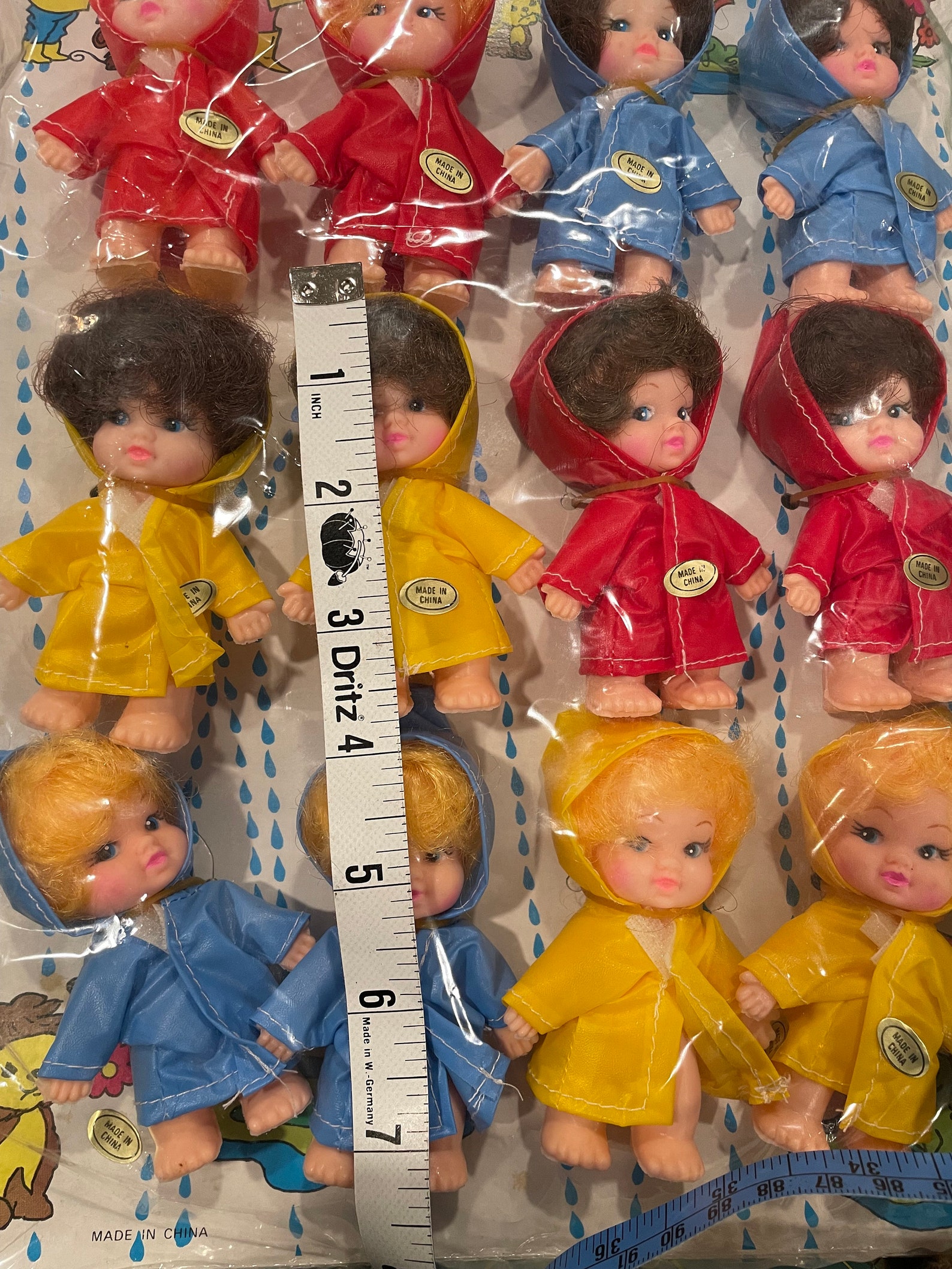 Vintage Mini Rain Baby Dolls in Raincoats Mackintosh Slickers - Etsy