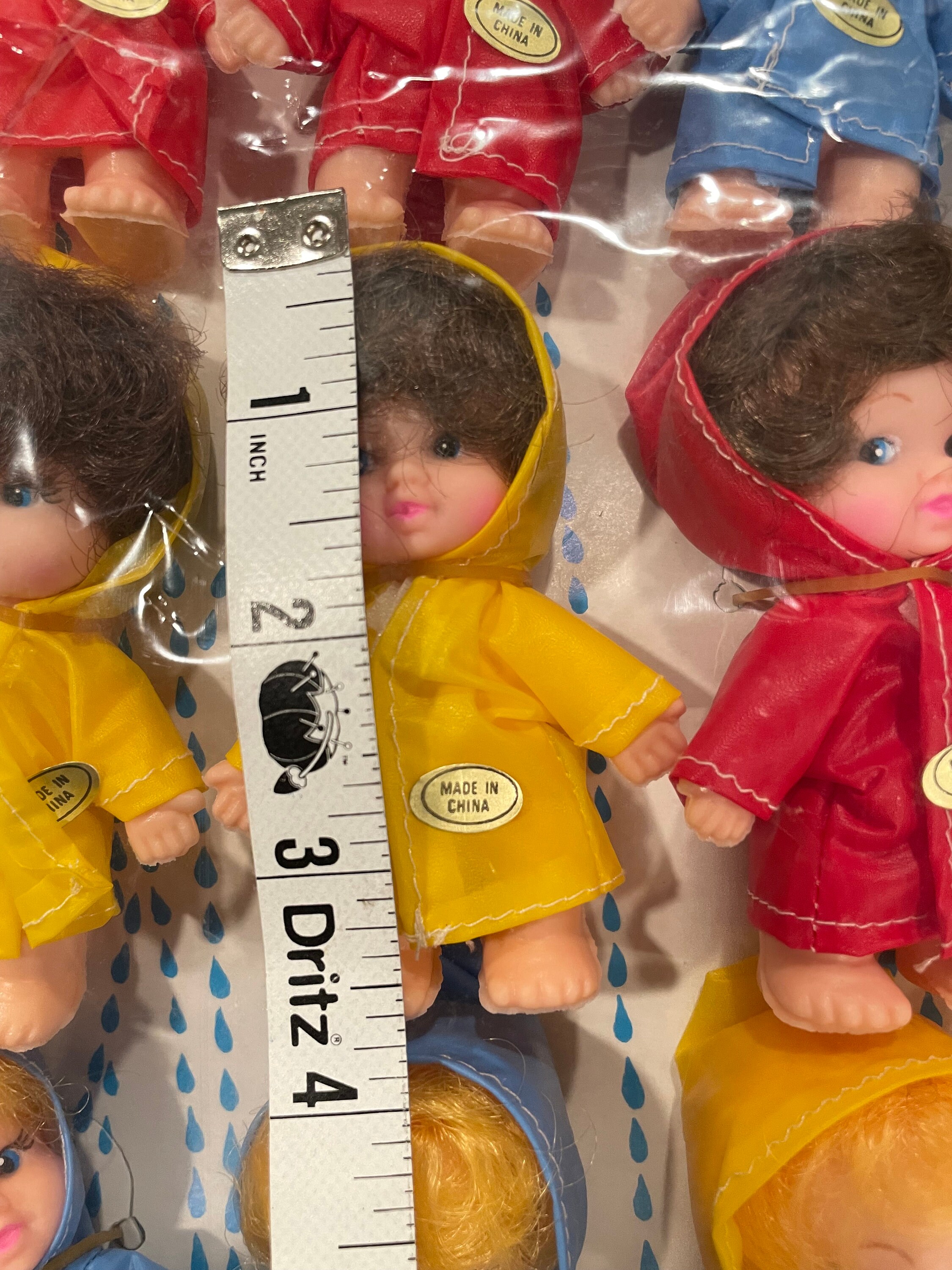 Vintage Mini Rain Baby Dolls in Raincoats Mackintosh Slickers - Etsy
