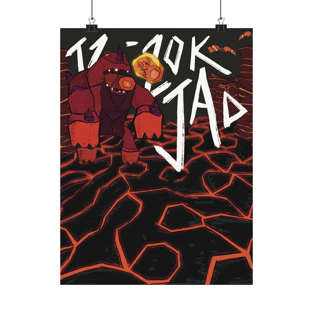 Jad OSRS Vertical Poster For, Gaming Set Up, Home Decor, Wall Art ...