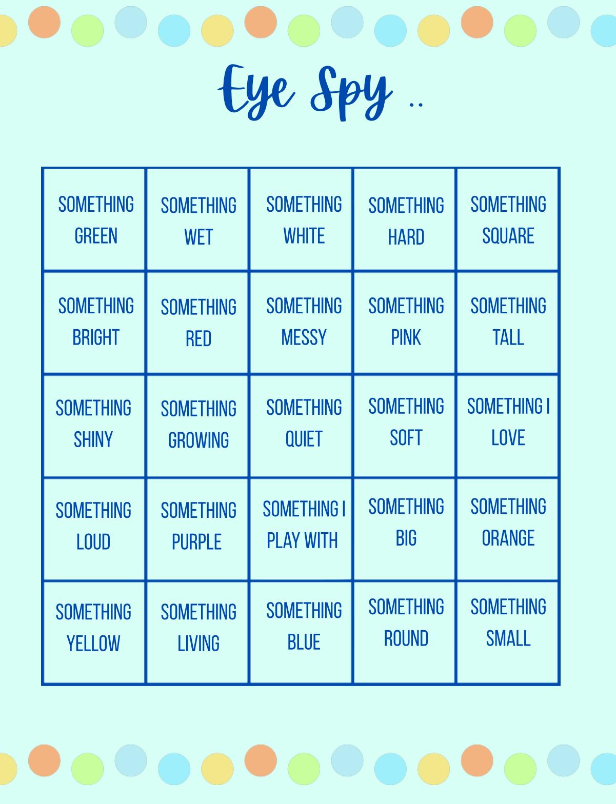 Summer Bingo, Scavenger Hunt, & Eye Spy Bundle 3pack - Etsy Canada