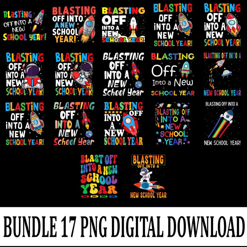 Blasting off PNG, New School Year Clipart, Back to School Rocket Design ...