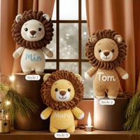 Made to Order Stuffed Lion - Etsy