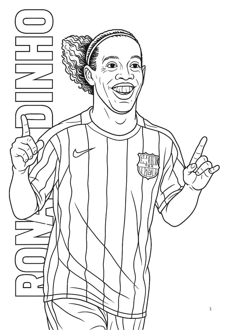 Barcelona FC Colouring Book . Printable Including Messi , Yamal , Alba ...