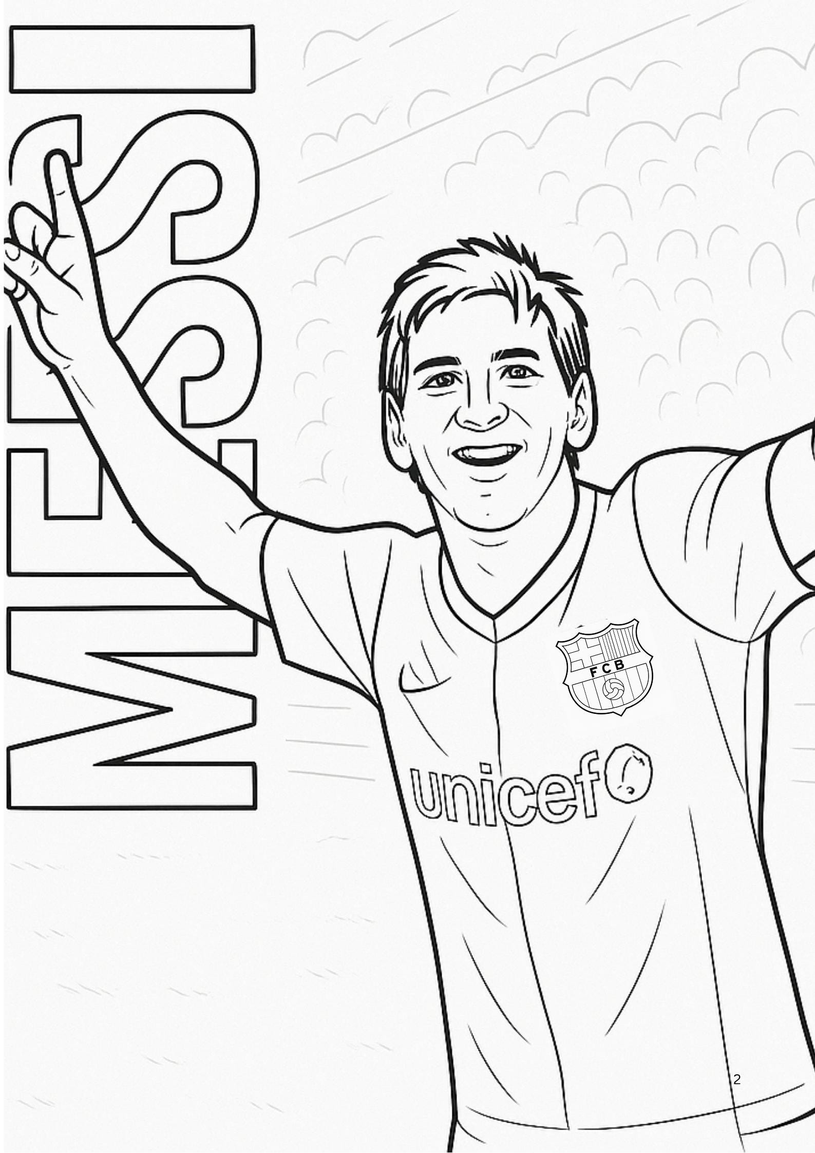 Barcelona FC Colouring Book . Printable Including Messi , Yamal , Alba ...