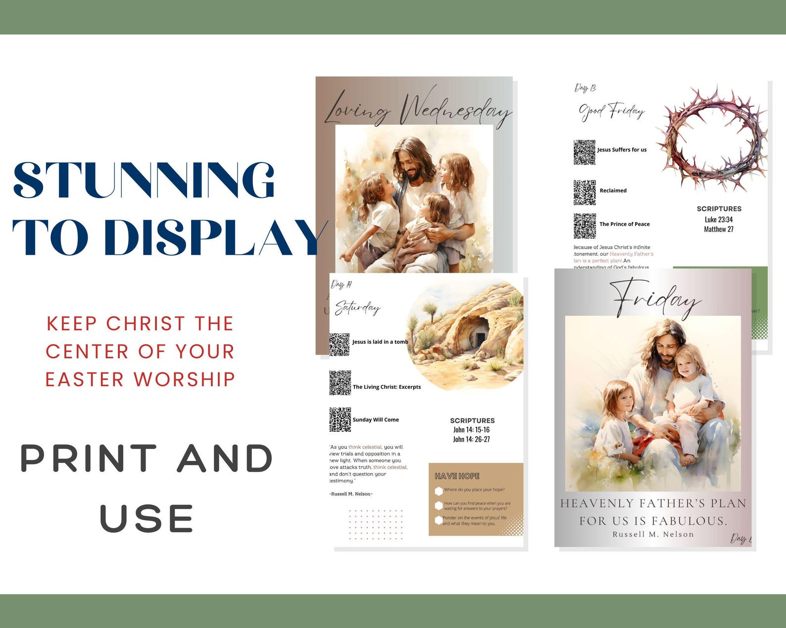 LDS Easter| LDS Holy Week | Christ Centered Easter | Think Celestial - Etsy