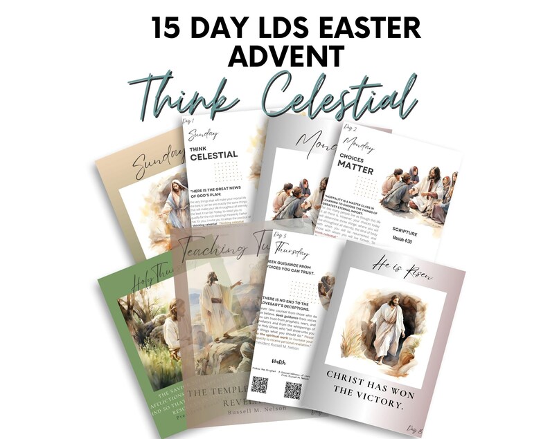 LDS Easter| LDS Holy Week | Christ Centered Easter | Think Celestial - Etsy