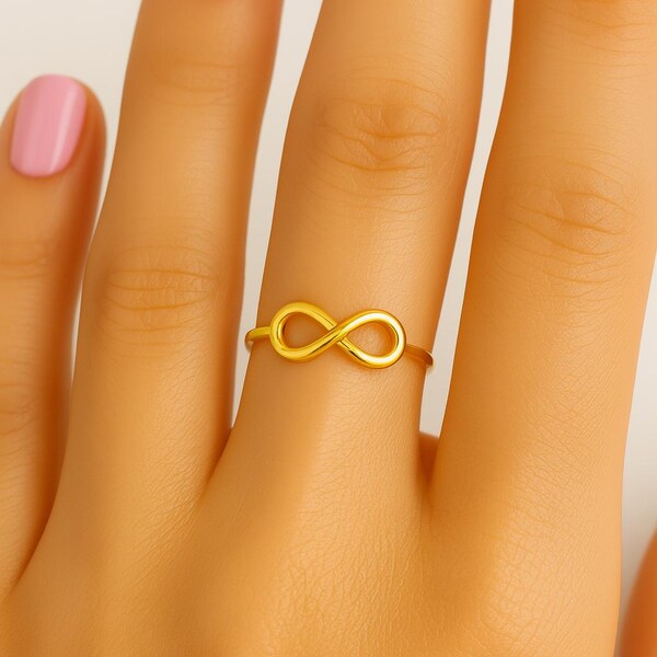 Infinity Symbol Ring - Etsy