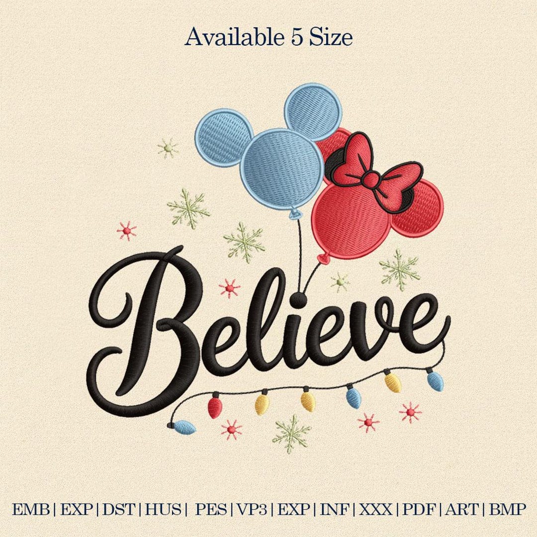 Disney Believe Embroidery Designs, Believe Embroidery, Believe Machine ...