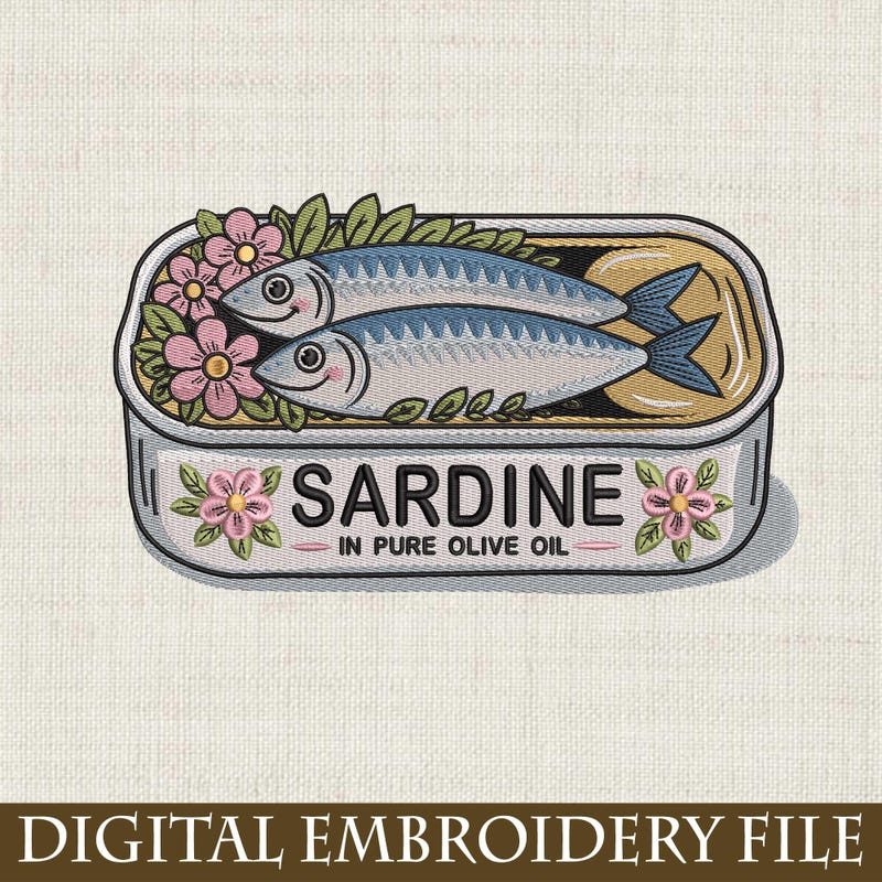 Vintage Embroidery Tin - Etsy