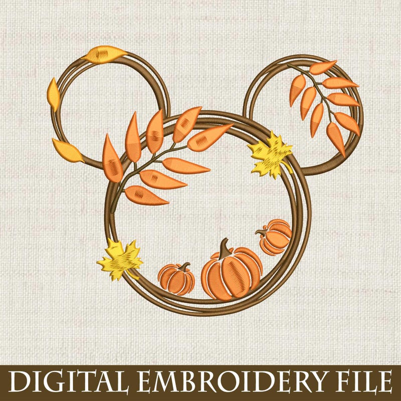 Fall Mickey Wreath - Etsy