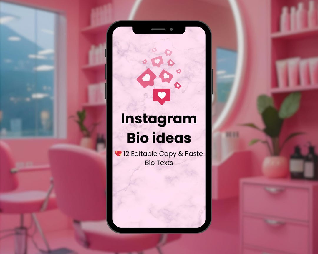 Instagram Bio Templates – Editable PDF (NL & EN) for Beauty Salons ...