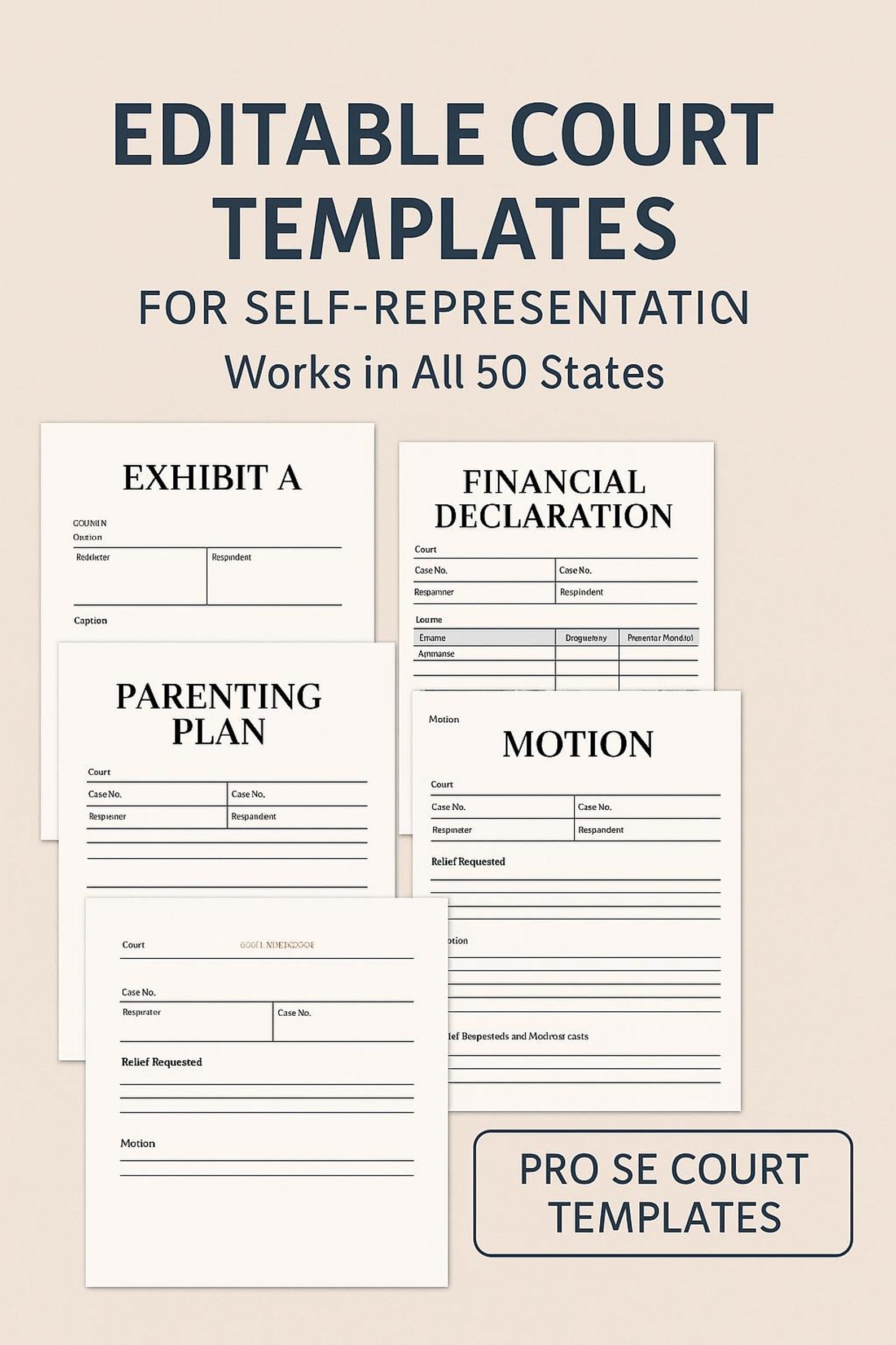 Family Court, Legal Document, Exhibit, Parenting Plan, Finances ...