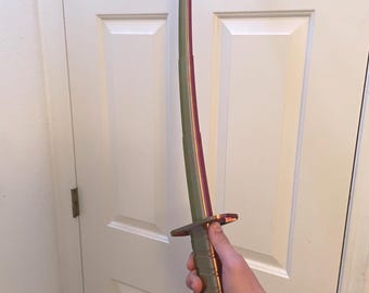 32" Collapsible Retractable Sword Katana Replaceable Blade , 3D Printed ...