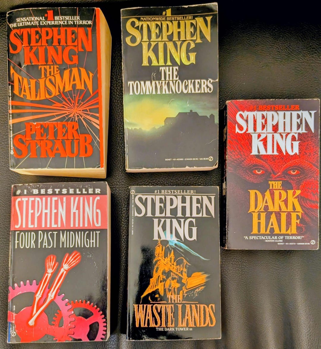 Stephen King 5-book Collector Lot — Vintage Horror & Dark Tower ...