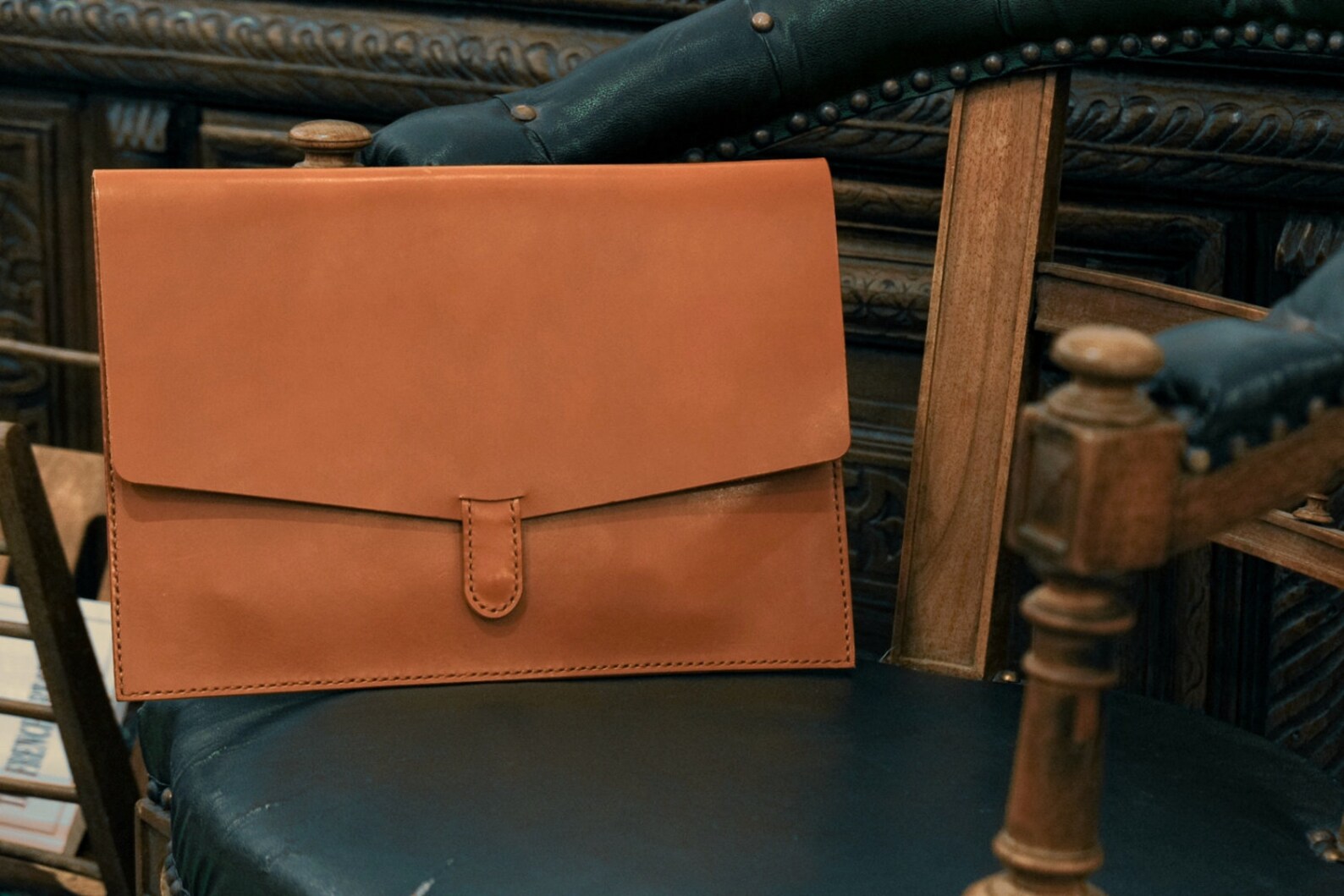 Business Leather portfolio personalized Leather portfolio | Etsy