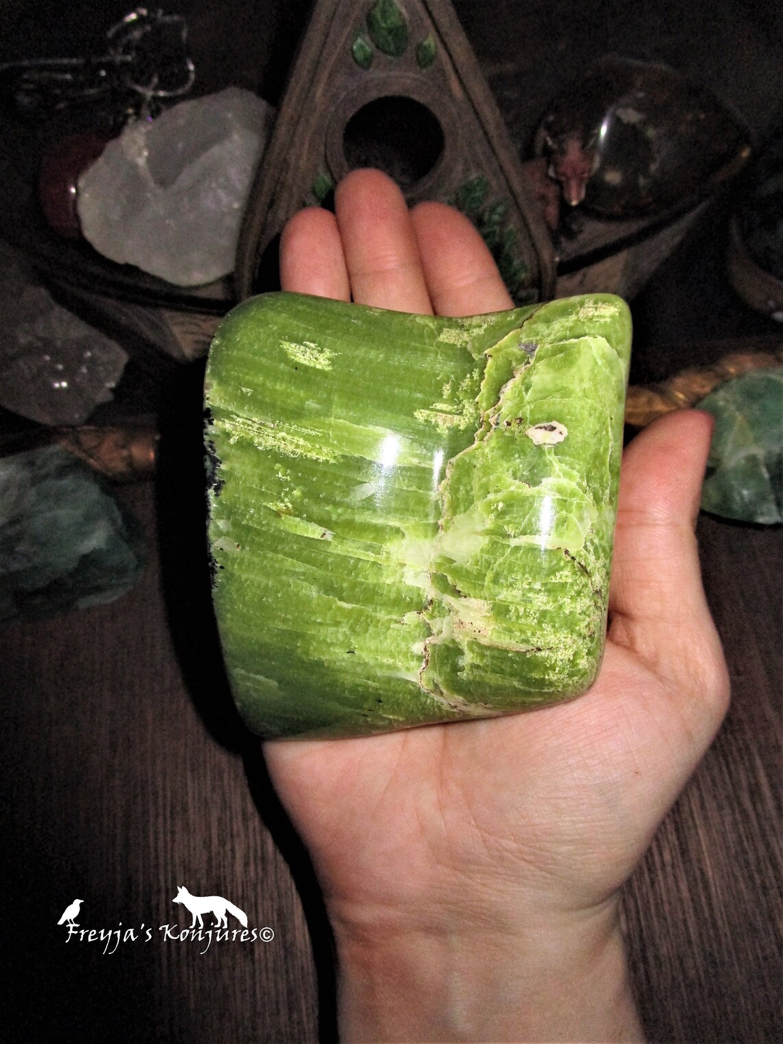 Mint Green Afghanistan Lizardite Polished Display Specimen - Etsy