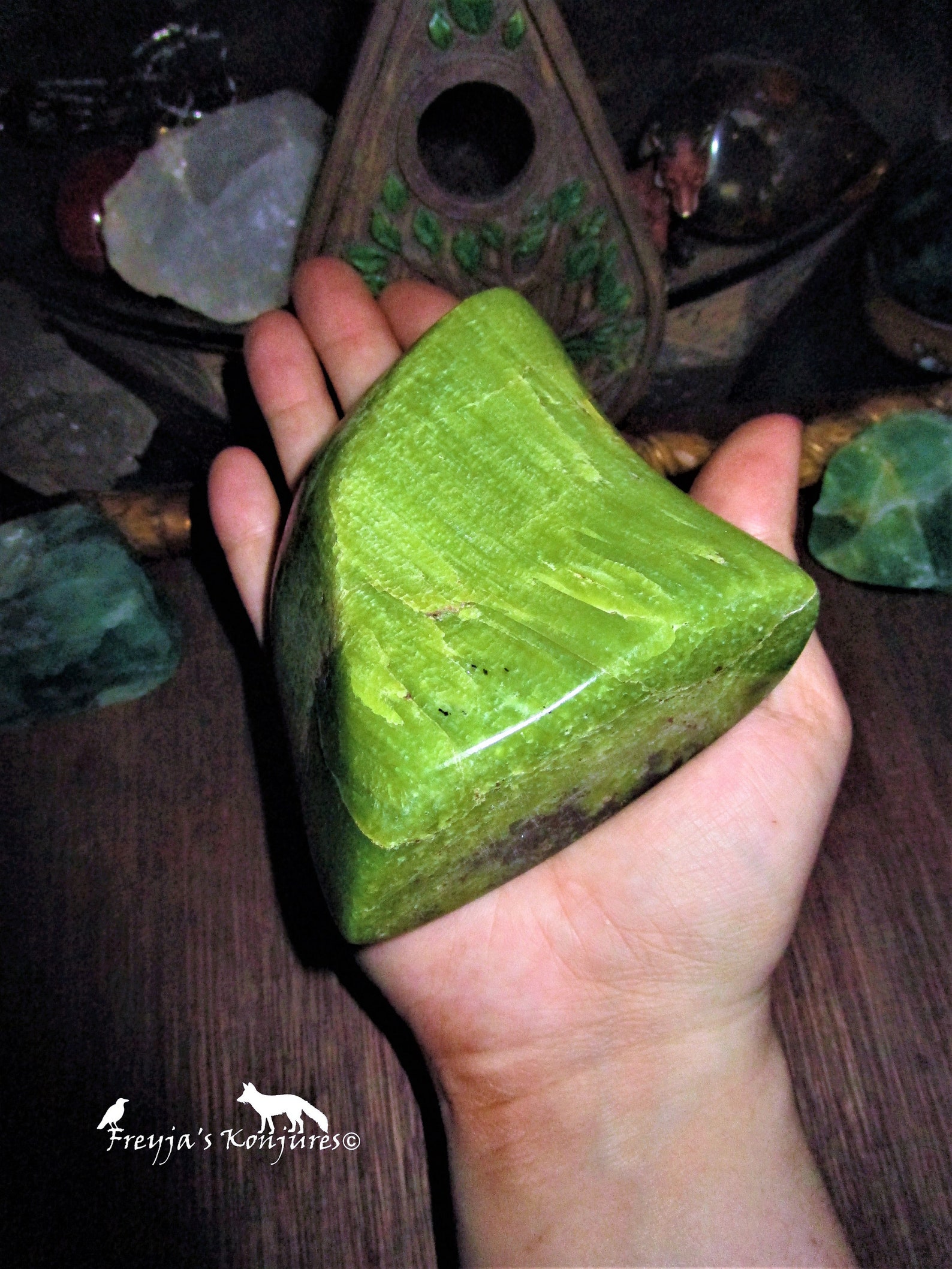 Mint Green Afghanistan Lizardite Polished Display Specimen | Etsy