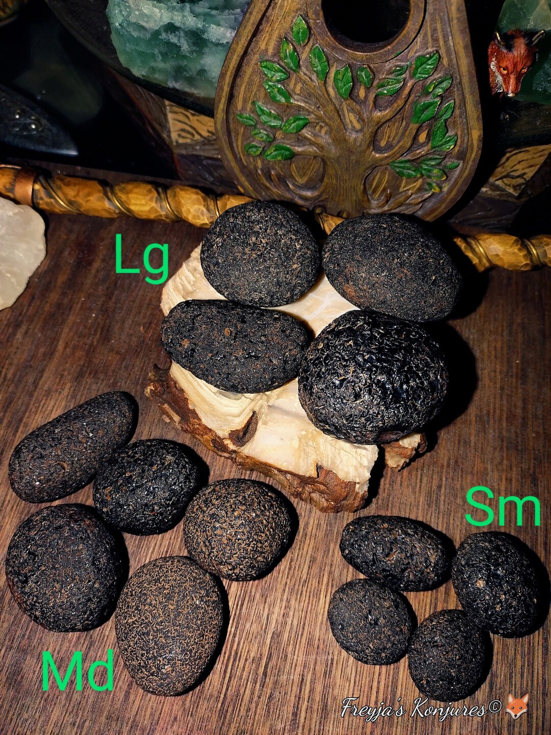 Semi-translucent Rough Saffordite Tektite Pocket Stone cintamani Stone ...