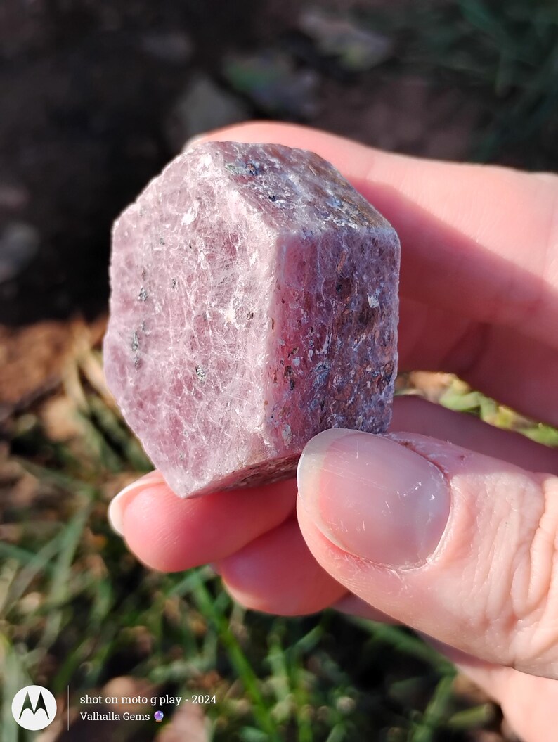 Large Raw Translucent Blush Pink Karnataka Ruby Display Specimen - "the ...