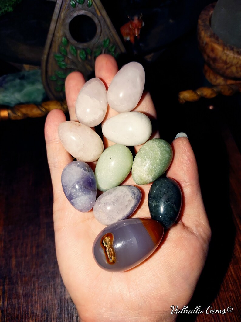 Assorted Choice Gemstone Carved Egg Display Specimen - Etsy