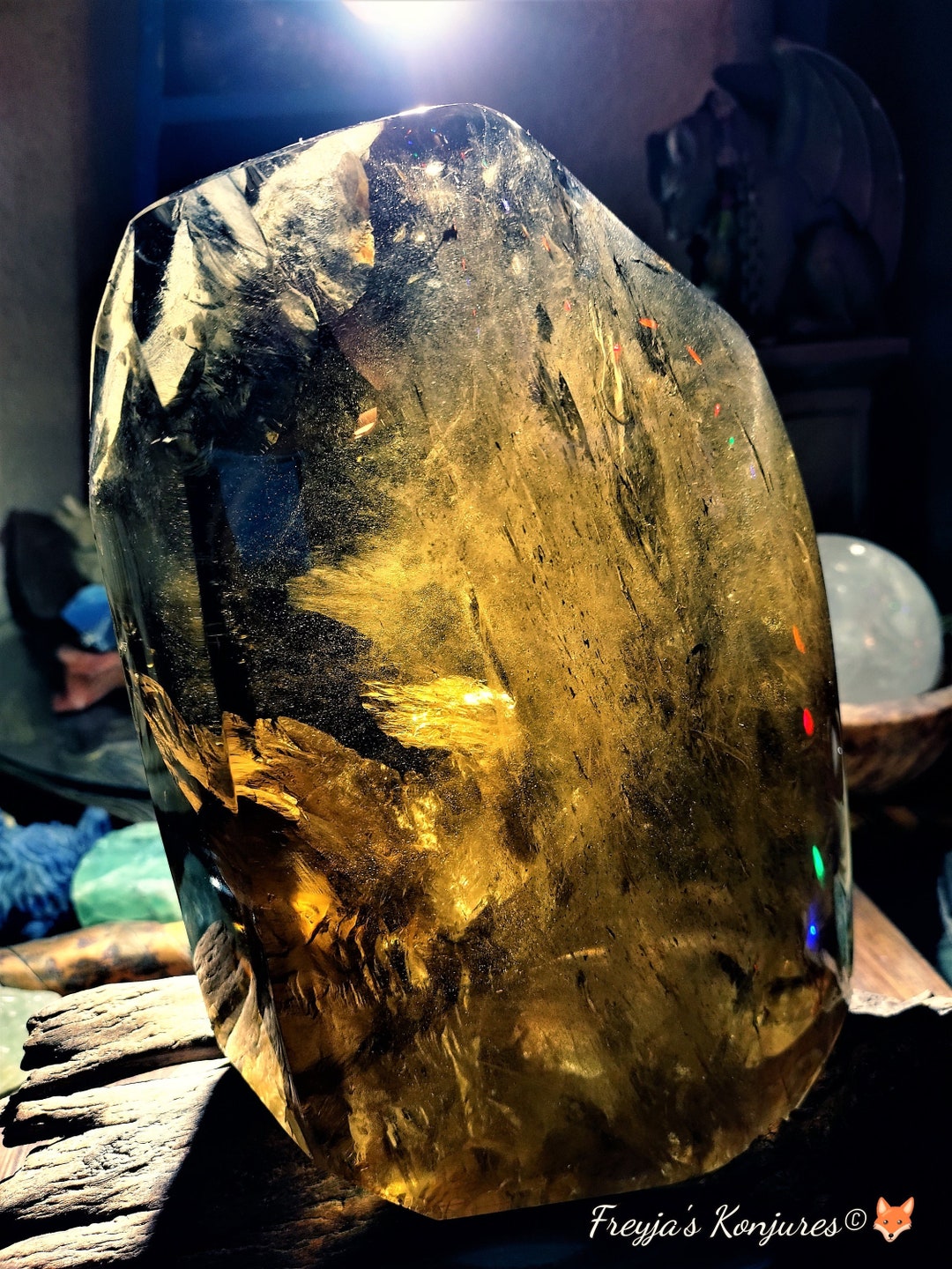 A Giant Museum Quality Brazilian Enhydro Fluid Inclusion Smoky Citrine ...