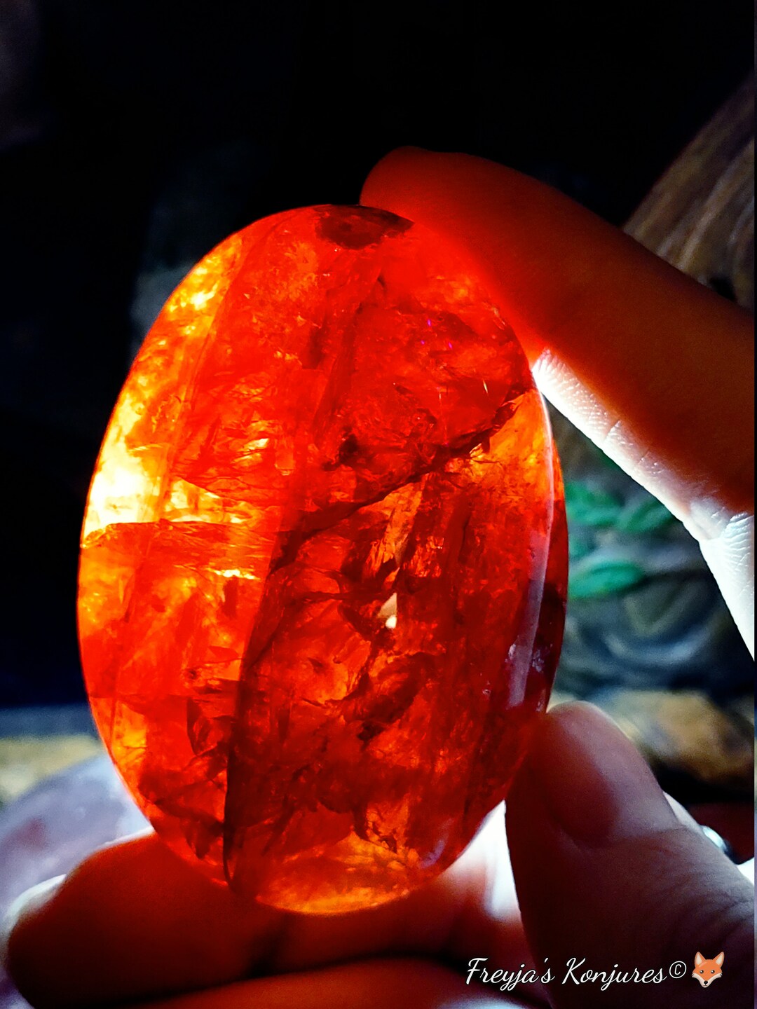 Large A+ High Quality Chatoyant Scarlet Healer Ferruginous Fire Quartz ...