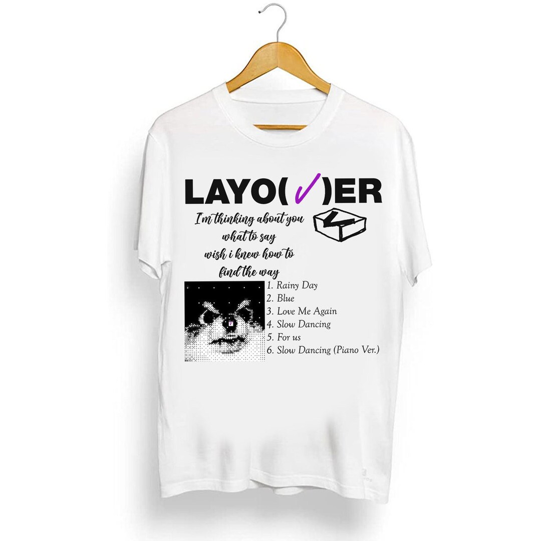 Layover Tracklist BTS V Layover Shirt Layover Album Yeontan - Etsy