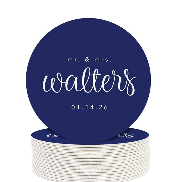 Personalized Paper Coasters - Etsy